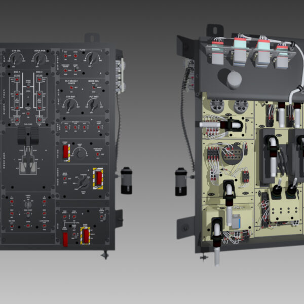 CH-47F Cockpit Overhead Panel Simulator – US Army – Sam Neblett